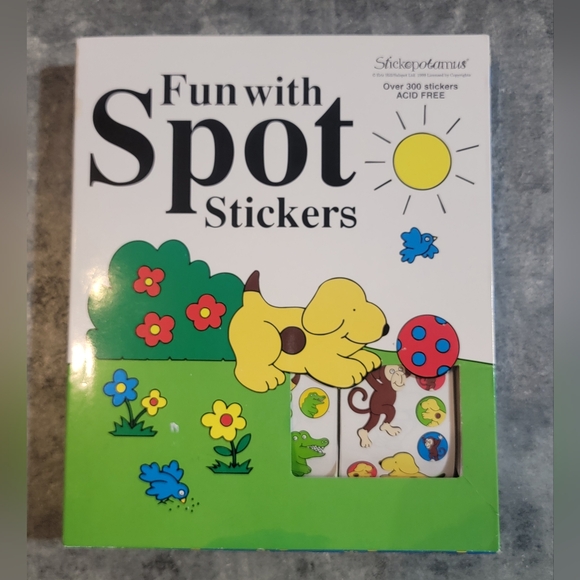 stickopotamus | Other | Vintage Stickopotamus Fun With Spot Stickers ...